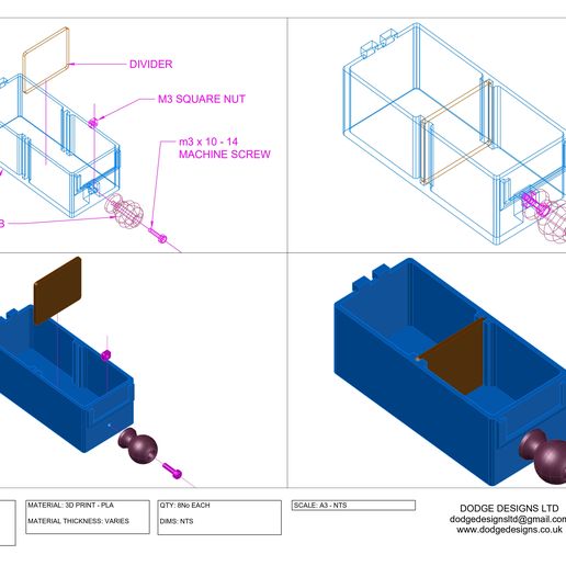 🧰 Modular Organiser Storage Unit Tidy Storage Drawer Unit - 8 Drawer ...