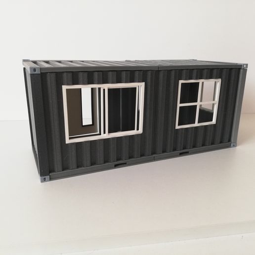 🏢 1:14 20ft Container Office・ 3D File for 3D printing・Cults