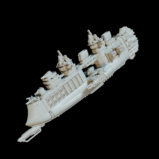 ️ Victory Pattern Battleship・ STL File for 3D printing・Cults