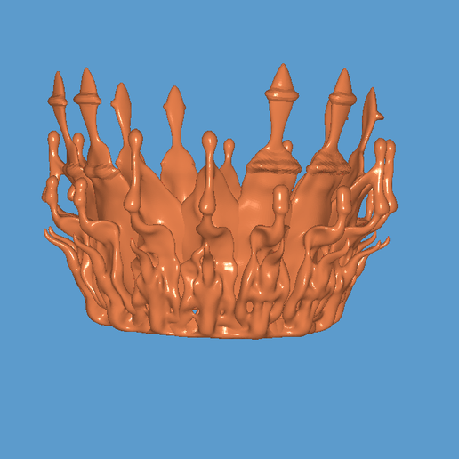 👑 3d Crown model・ STL File for 3D printing・Cults
