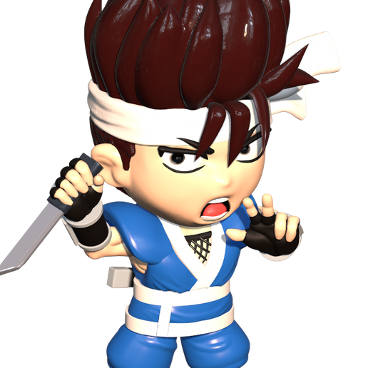 🔑 Key ring hanzou・ STL File for 3D printing・Cults