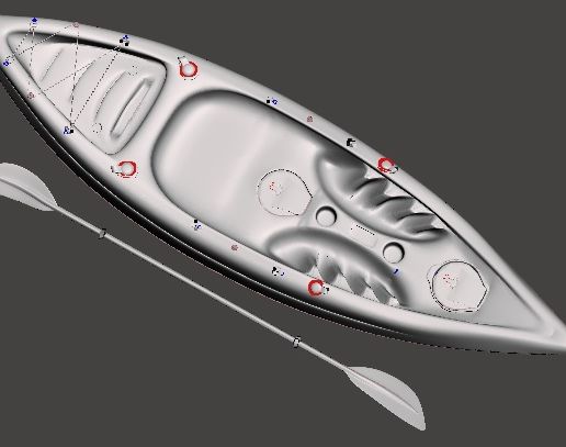 🛶 KAYAK・ STL File for 3D printing・Cults