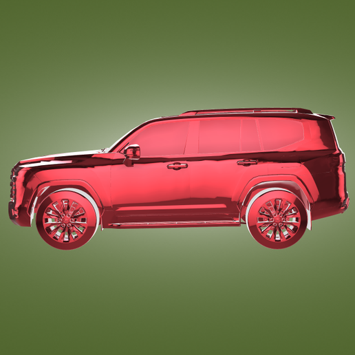 OBJ file Toyota Land Cruiser ZX 2022 🚗 ・3D print model to download・Cults