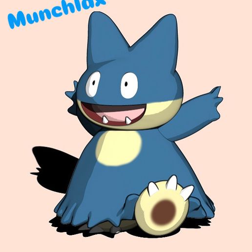 🐉 Munchlax Pokemon・ STL File for 3D printing・Cults