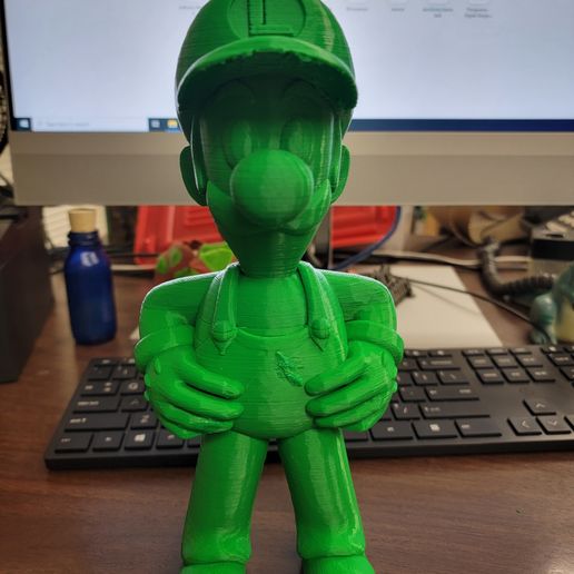 🗿 Luigi・3D Print with the Anycubic Kobra 2 Pro 3D printer・Cults
