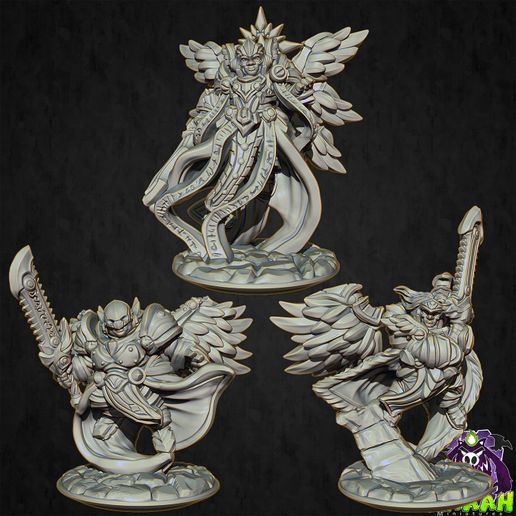 3D file Archangel - 10mm [SUPPORT FREE + PRE-SUPPORTED] 🆓 ・3D printing ...