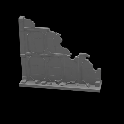 🎲 Wall Section V2 - TableTop War Gaming or RPG Terrain Piece・ STL File ...