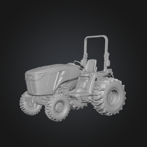 🤏 Small Farm Tractor・ STL File for 3D printing・Cults