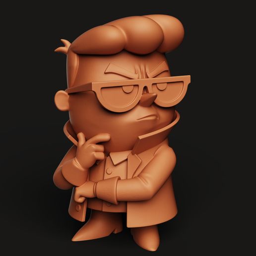 👦 Dexter Boy Genius Statue | Cartoon Laboratory Miniature | Multi-Color ...