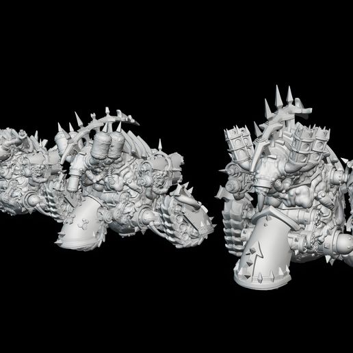 💂 Virulent Blight Carrier pack・ 3D File for 3D printing・Cults