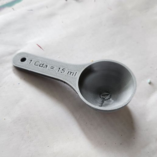 🥄 Measuring spoon・ STL File for 3D printing・Cults