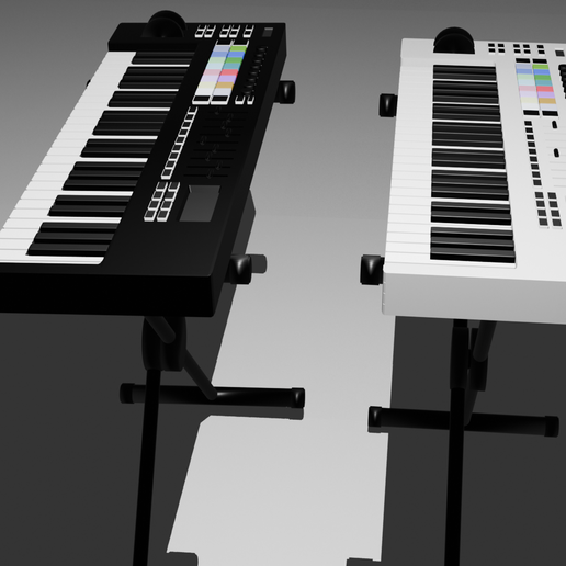 3D file Piano Keyboard Low-poly 3D Model ⌨️ ・3D print object to ...