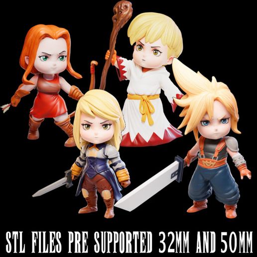 🫡 Chibi FFT - All Tatics Team・ 3D File for 3D printing・Cults