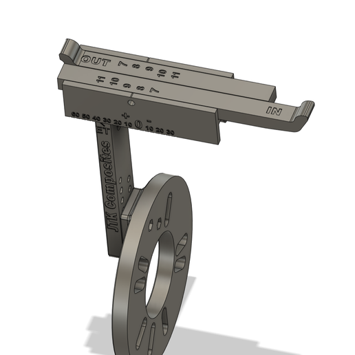 🛞 Wheelgauge Wheel fitment tool・ STL File for 3D printing・Cults