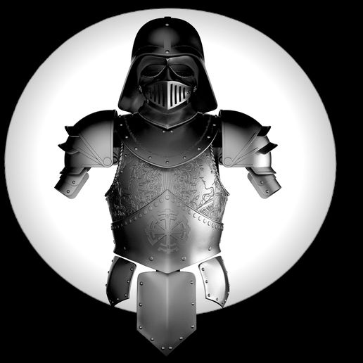 Archivo STL DARTH VADER MEDIEVAL FULL ARMOR 👺 (OBJ)・Objeto de impresión ...