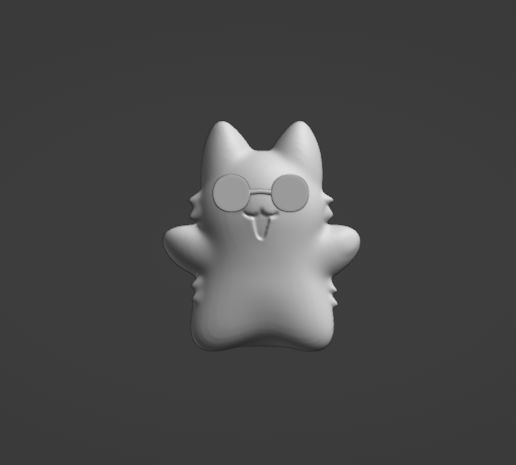 🐱 gojo cat・ 3D File for 3D printing・Cults