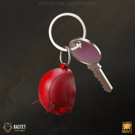 🗝️ Daredevil Keychain | Marvel・ 3D File for 3D printing・Cults