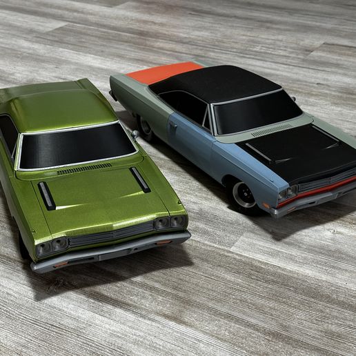 3D print RC 1/10 Plymouth Road Runner - 1969・Cults
