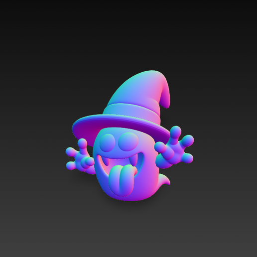 👻 Ghost dragon quest baseless・ STL File for 3D printing・Cults