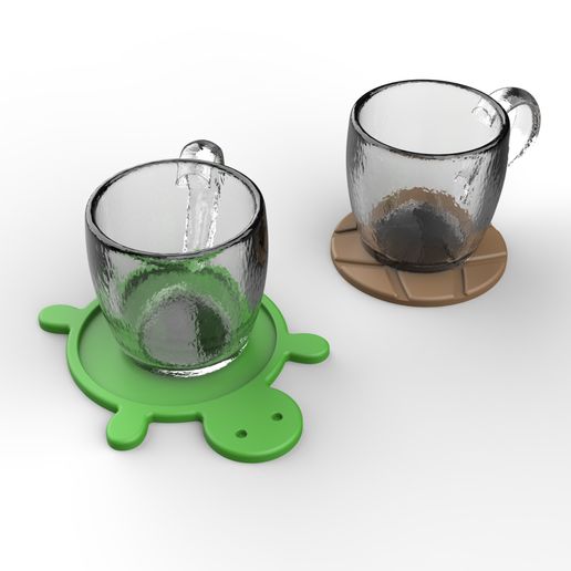 🐢 Turtle Coaster, Cute Eco-Friendly Drink Coaster, Ocean & Animal Lover ...