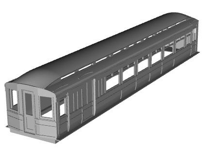 🎲 Metropolitan 1905 Motor coach（早期状况） 1/43 比例・文件用于 3D 三维打印・Cults