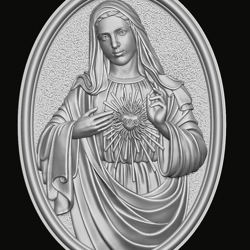 ️ Immaculate of Mary 3D print model 3D print model・ STL File for 3D ...