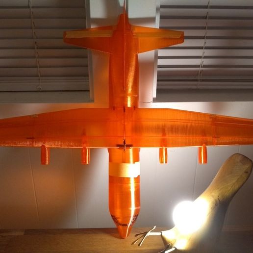 🛩️ Micro C-130 Hercules RC model・Free STL File for ・Cults