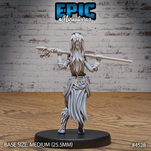 🦁 Lion Huntress ‧ DnD Miniature ‧ Tabletop Miniatures ‧ Gaming Monster ...