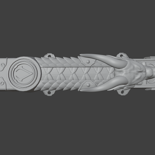 🐉 Assassins Creed Shadows Naoe's dragon hidden blade・ STL File for 3D ...