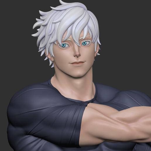 🗿 Satoru Gojo - Jujutsu Kaisen・ 3D File for 3D printing・Cults