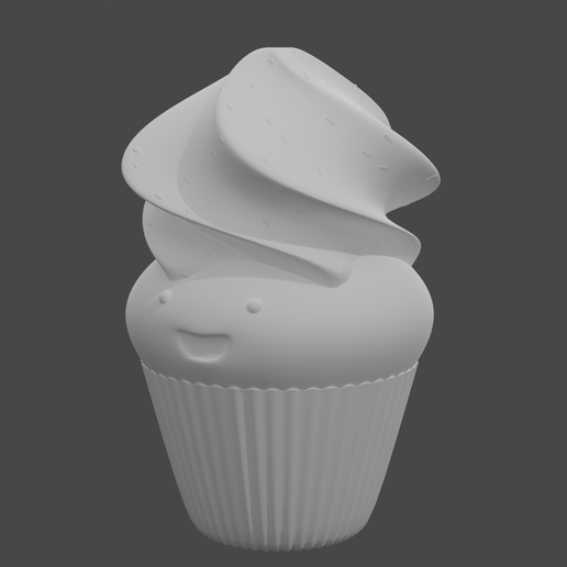 OBJ file Cupcake Character 🧁 ・Design to download and 3D print・Cults