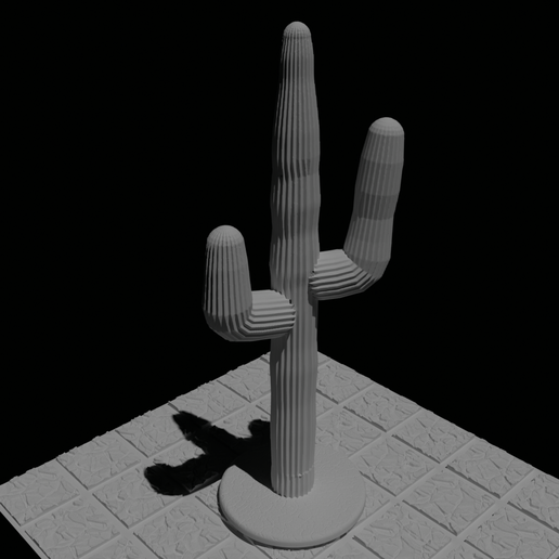 🌵 Saguaro Cactus・Free STL File for 3D printing・Cults
