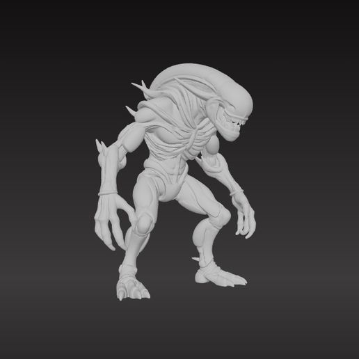 STL file Alien 👽 ・3D printing idea to download・Cults