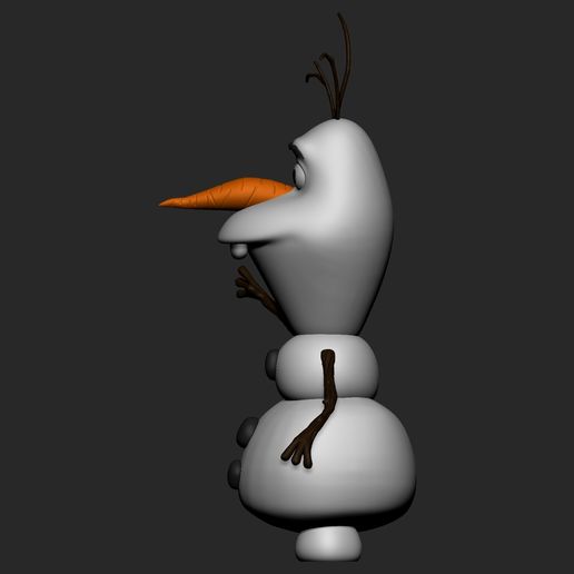 🎨 Olaf - Disney - Frozen・Free STL File for ・Cults