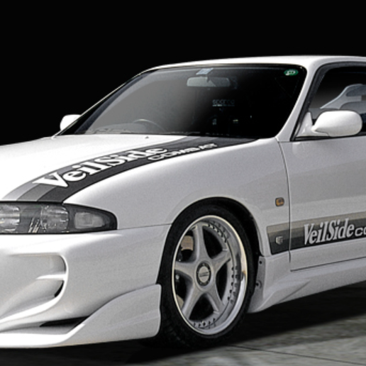 👽 1/24 Veilside R33 GTR Bodykit for Fujimi・ STL File for 3D printing・Cults