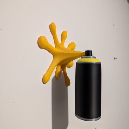 🎨 spray paint splatter ( no support)・ 3D File for 3D printing・Cults