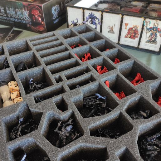 🛰 Space Hulk v4 Box Inlay (V1.0)・ 3D File for 3D printing・Cults