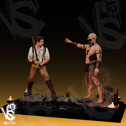 👻 The Mummy Diorama・ 3D File for 3D printing・Cults