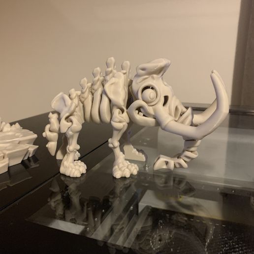 🧑‍🏭 Flexi Factory Skeleton Mammoth・3D Print with the Bambu Lab A1 3D ...