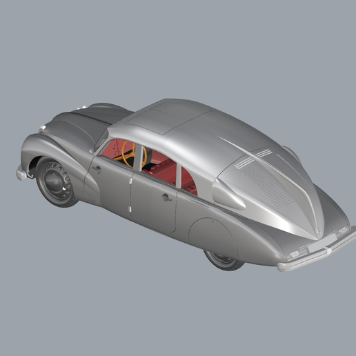 🚗 TATRA T87・ STL File for 3D printing・Cults
