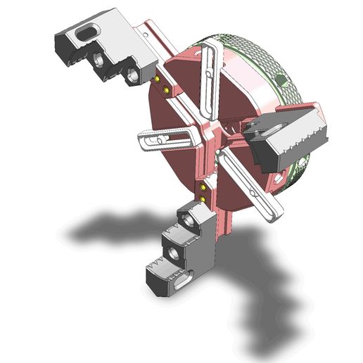 🧑‍🔧 Three Jaw Chuck [80mm] - Hexagonal Jaw Chuck "Three Jaw Chuck Works ...
