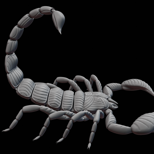 ♏ Scorpio Zodiac Mystical Scorpion Sculpture 3D print model・ STL File ...