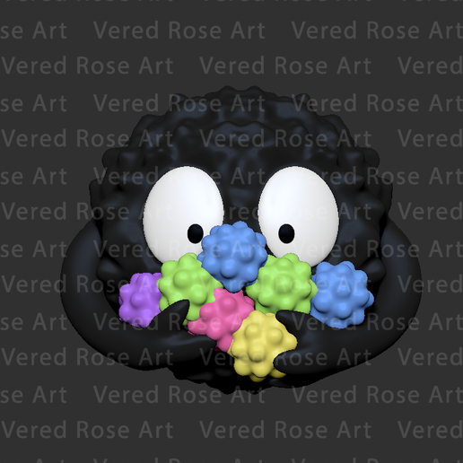 👹 SUSUWATARI - SOOT SPRITES - STUDIO GHIBLI - 2 designs・ STL File for ...