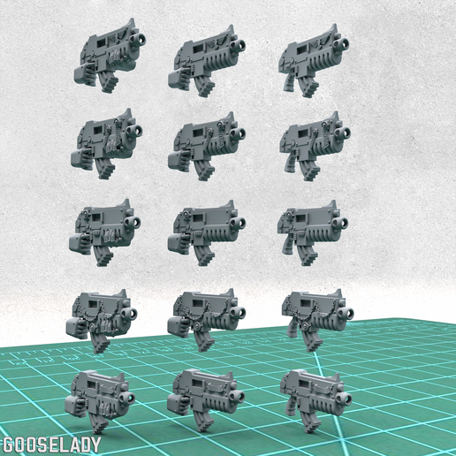 🔫 Godwyn Boltgun Set・Free 3D File for 3D printing・Cults