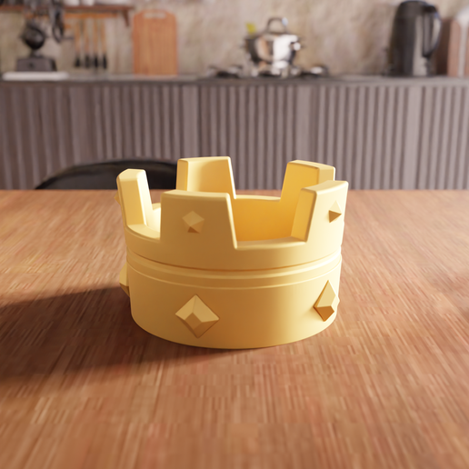 👑 3D Toy Crown Decor STL File - 078・ STL File for 3D printing・Cults