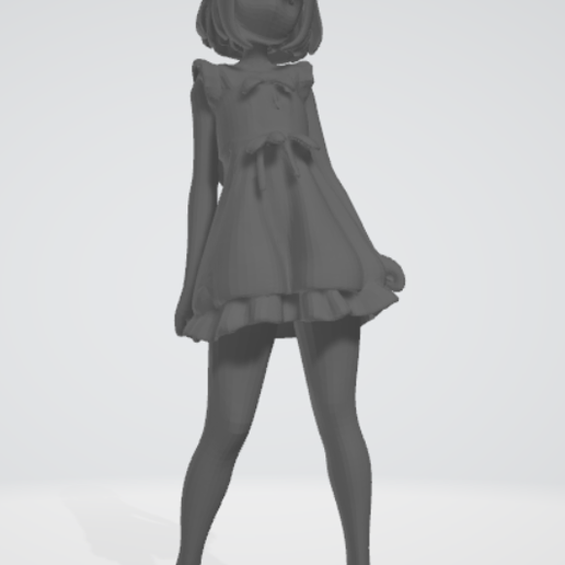 👧 Pure girl・ STL File for 3D printing・Cults