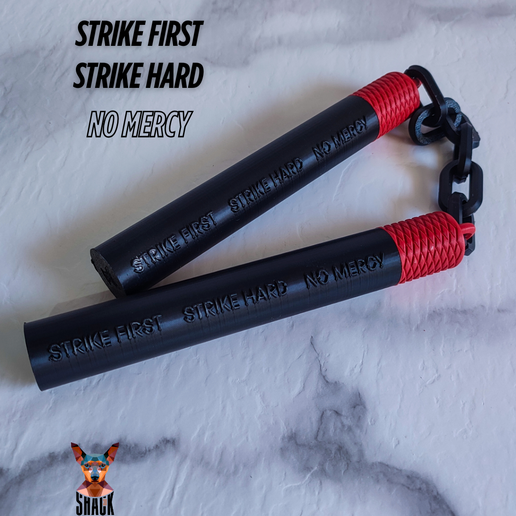 🧸 Nunchaku & Display Stand Cobra Kai Style・ STL File for 3D printing・Cults