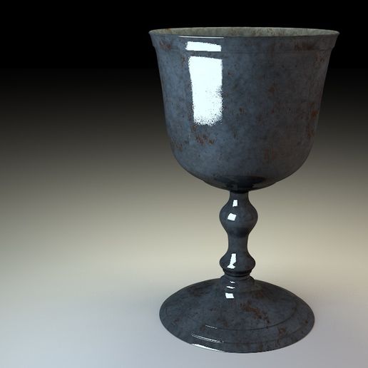 STL file The holy Grail 🍷 ・Model to download and 3D print・Cults