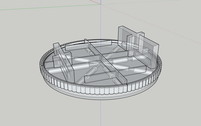 STL file Turntable 3D Scan 20cm dual axis - Piatto girevole scanner 3D ...