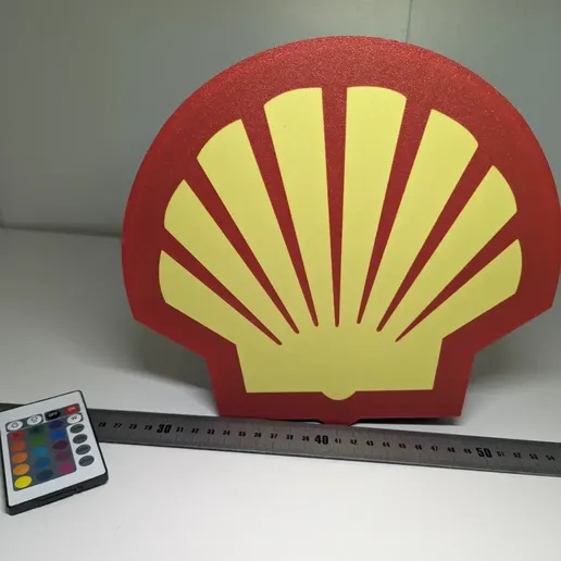 🐚 Shell Gas Lightbox・ 3MF File for 3D printing・Cults